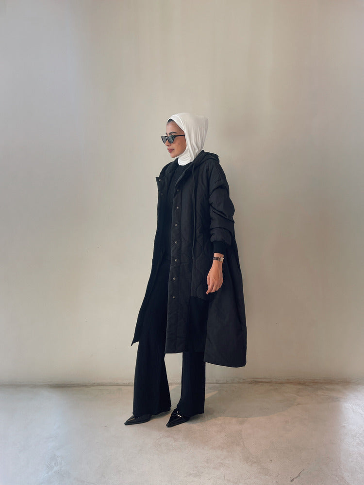 Big Size Hooded Cotton Padded Coat Noma Dress Bar